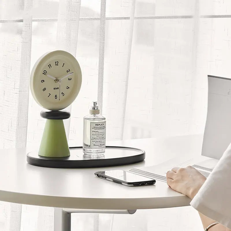 Creative Clock with Storage Tray – Unique