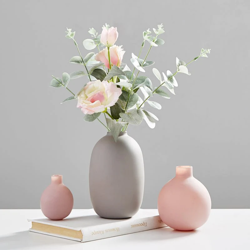Minimalist Morandi Ceramic Vase – Unique