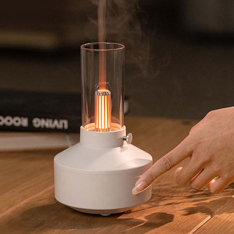 Retro Candle Light Air Humidifier | Home Decor | 2024 Gift Idea – Unique