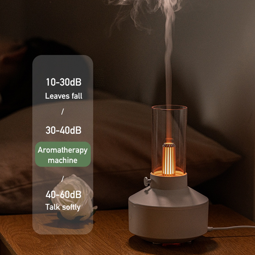 Retro Candle Light Air Humidifier | Home Decor | 2024 Gift Idea – Unique